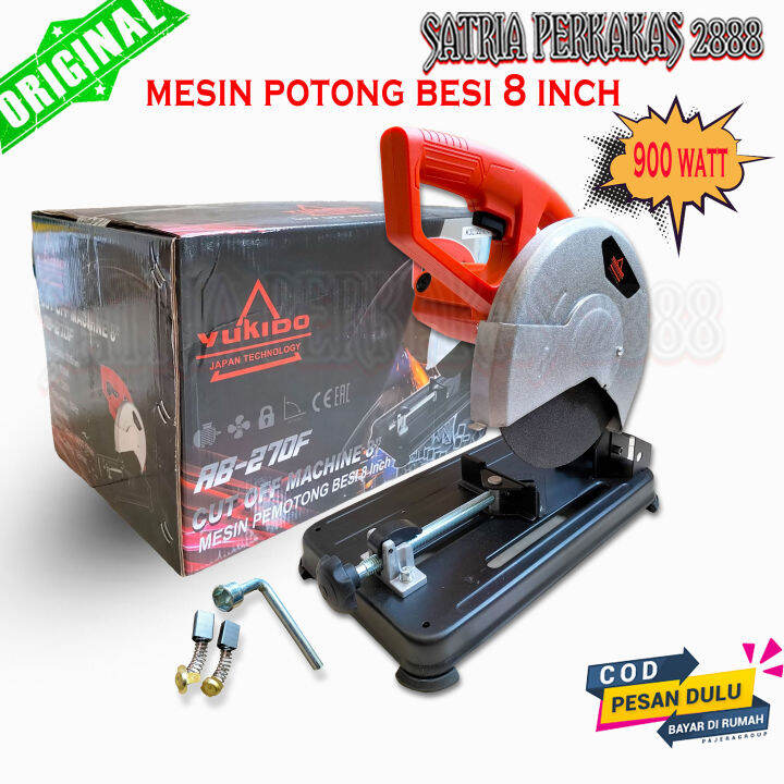 BISA COD YUKIDO CUT OFF 8" IN MESIN POTONG BESI CUTING WHEEL 8 inchi ...