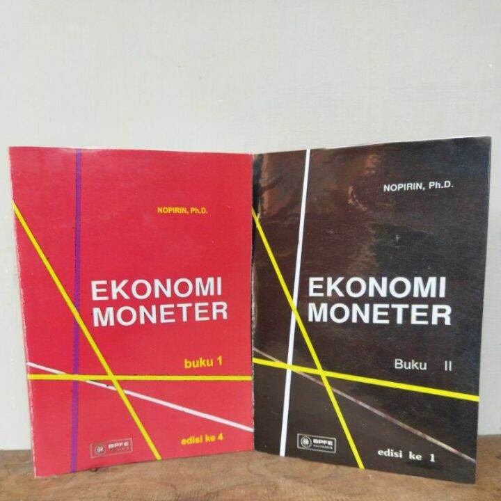 PAKET 2 BUKU; EKONOMI MONETER BUKU 1 DAN 2 - NOPIRIN | Lazada Indonesia