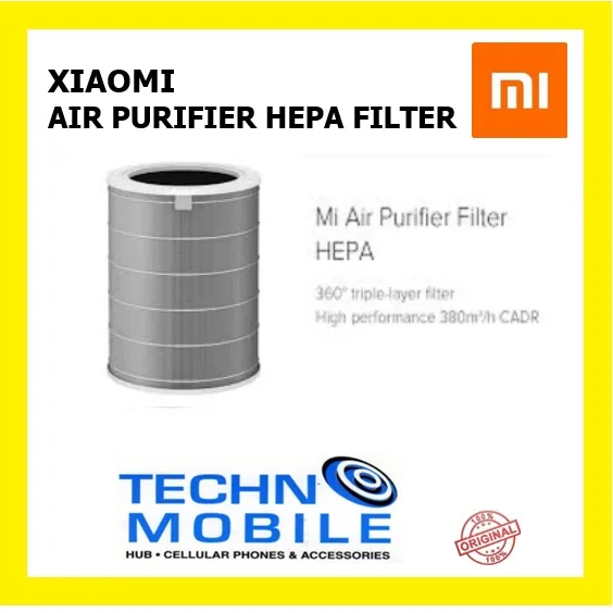 XIAOMI ORIGINAL AIR PURIFIER FILTER (HEPA - ANTI BACTERIAL) W/ RFID FOR ...