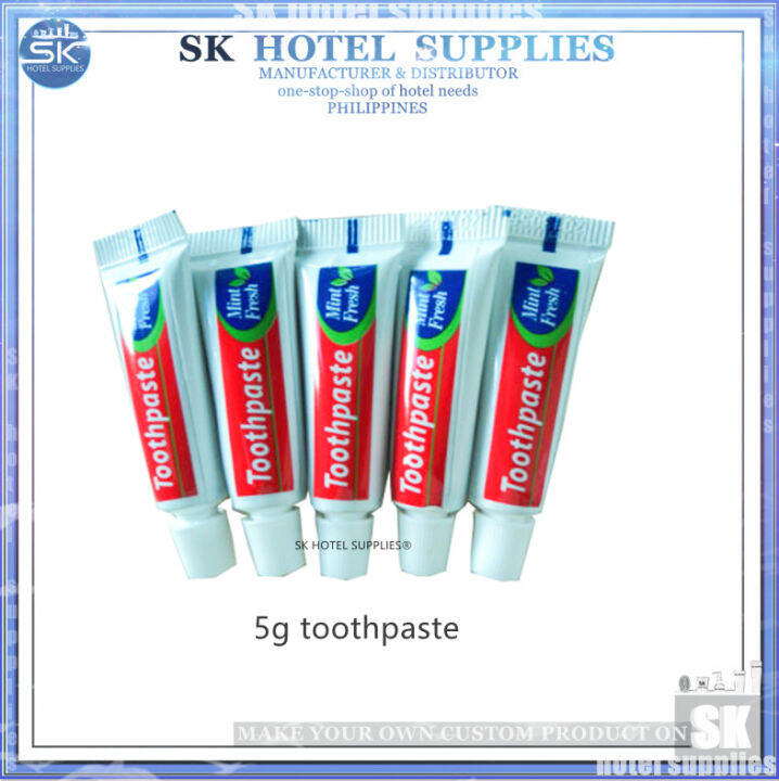 5g Toothpaste TRAVEL SIZE Hotel Airline Amenities (hospital spa salon ...