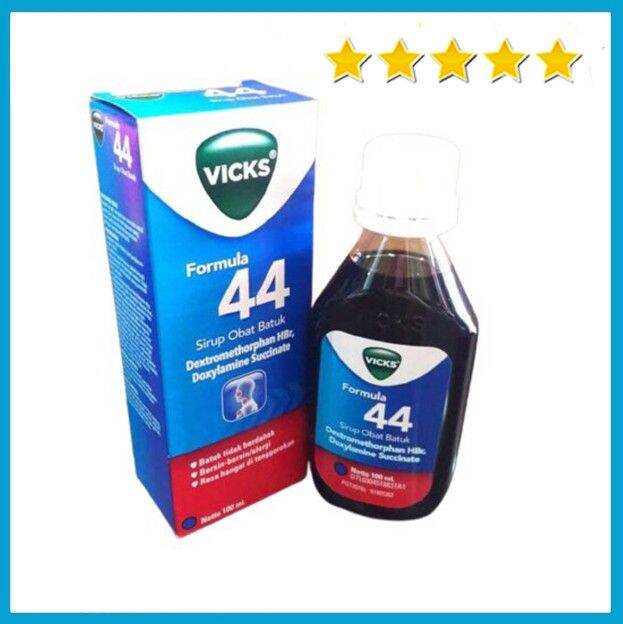Vicks Formula 44 100 ML | Obat Batuk Kering Tidak Berdahak Dewasa ...