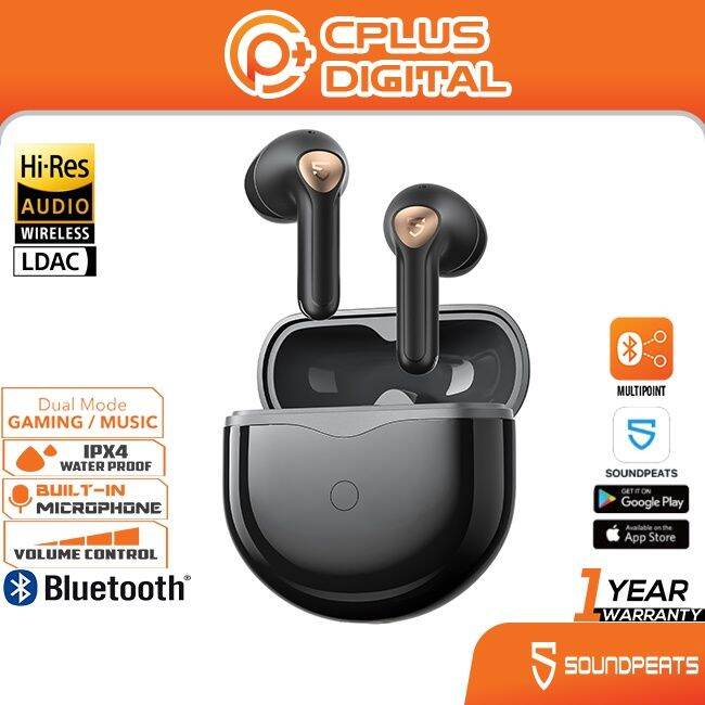 SoundPEATS Air 4 Lite Bluetooth 5.3 Hi-Res Audio , LDAC Codec True Wireless Earbuds with Multi ...