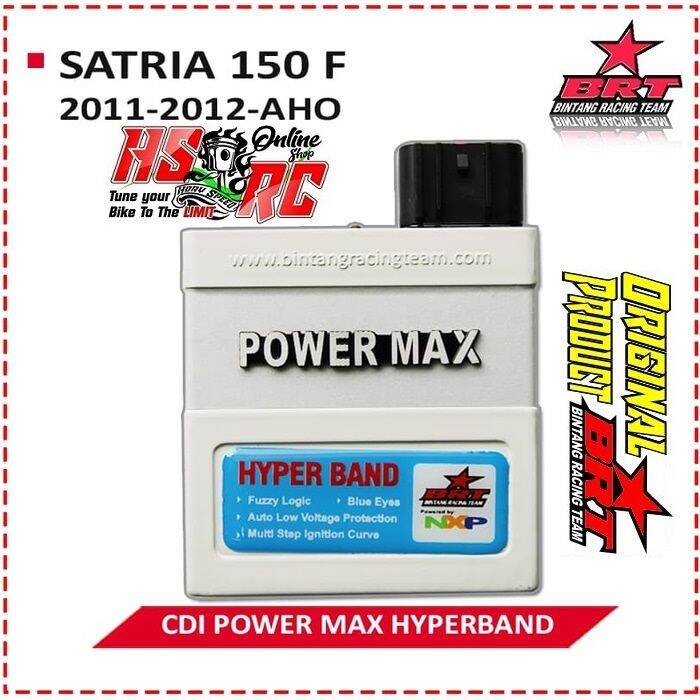 CDI Racing BRT POWER MAX HYPERBAND Suzuki Satria FU 150 AHO 2011 Harian ...