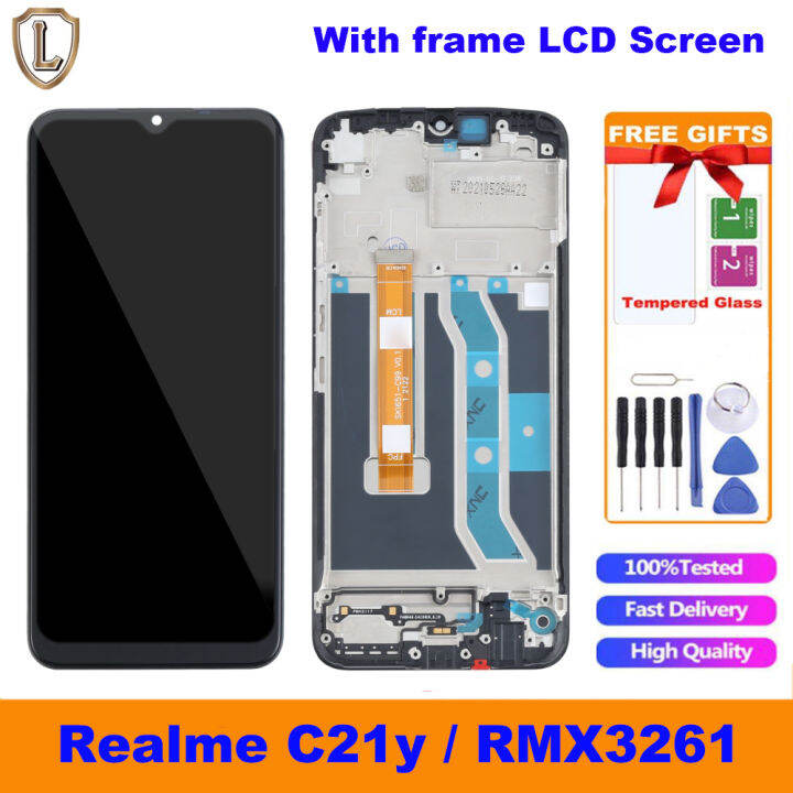 100% tested Class A For Realme C21Y LCD Screen Touch Screen and ...