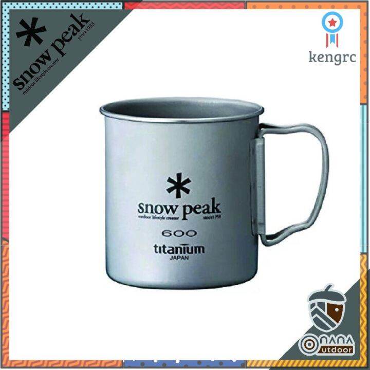 Snow peak Titanium Single Cup 600 (B Font) sาคาต่อชิ้น | Lazada.co.th