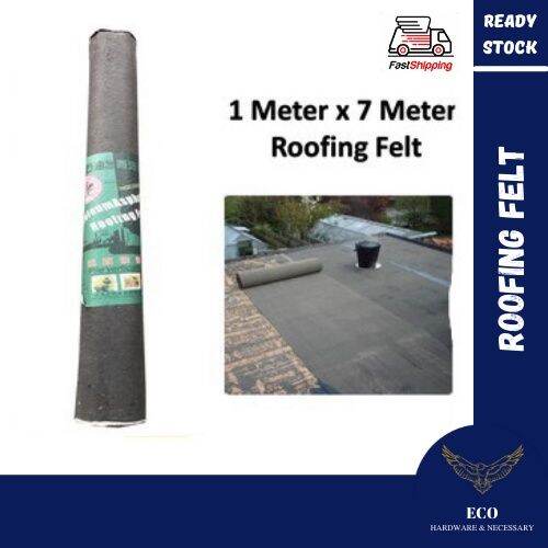【Eco Hardware & Necessary】7M x 1M Heavy Duty Tarred Waterproof Roofing ...