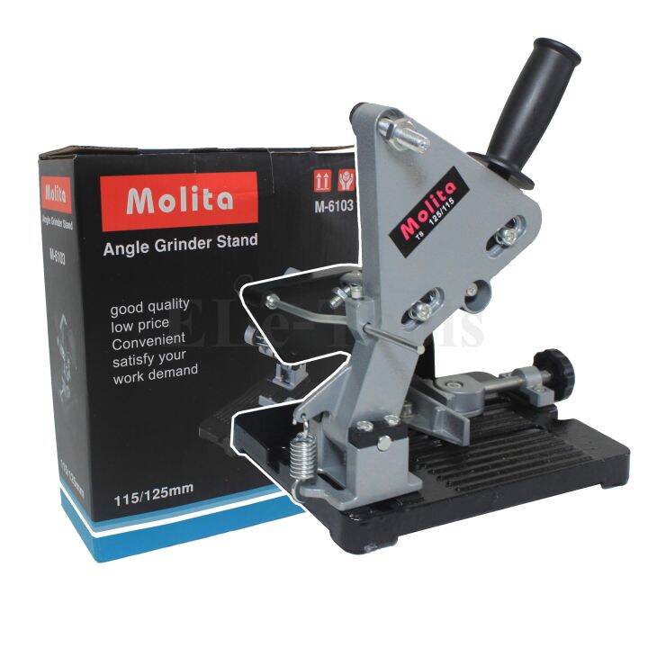 MOLITA แท่นจับเครื่องเจียร 4"นิ้ว รุ่น M-6103 (ฐานเหล็กหล่อ) แท่นจับลูก ...