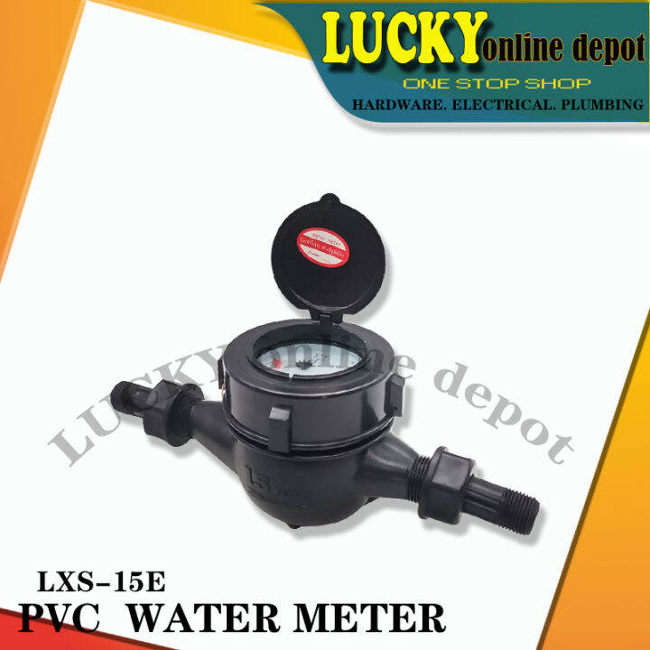 LXS-15E BLACK PVC WATER METER / WATER SUB METER | Lazada PH