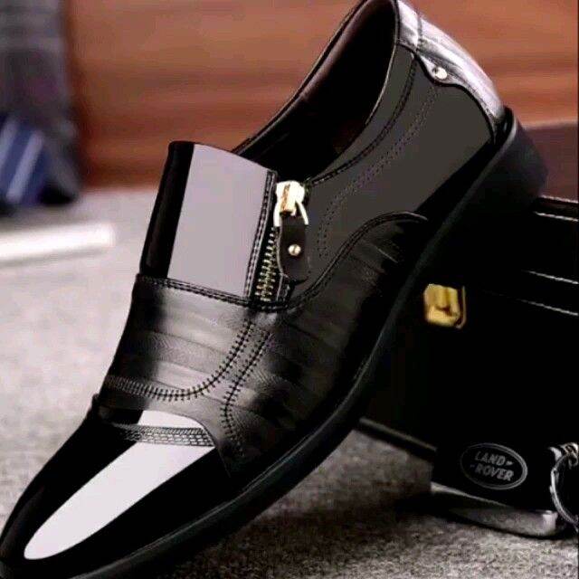 Sepatu K1- Sepatu Pantofel Gaya Formal Model Ujung Lancip Lace-up Flat ...