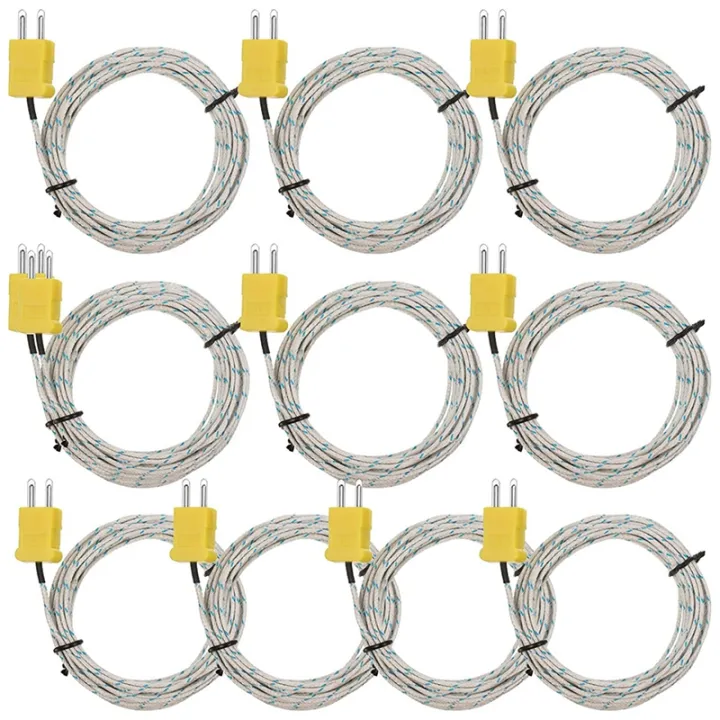 3Meter K Type Mini-Connector Thermocouple Temperature Probe Sensor ...