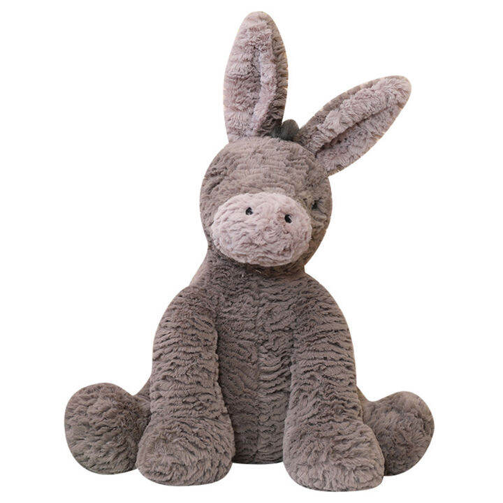 Donkey Plush Doll Soft PP Cotton Filling 3D Eyes Cute Doll Plushies ...