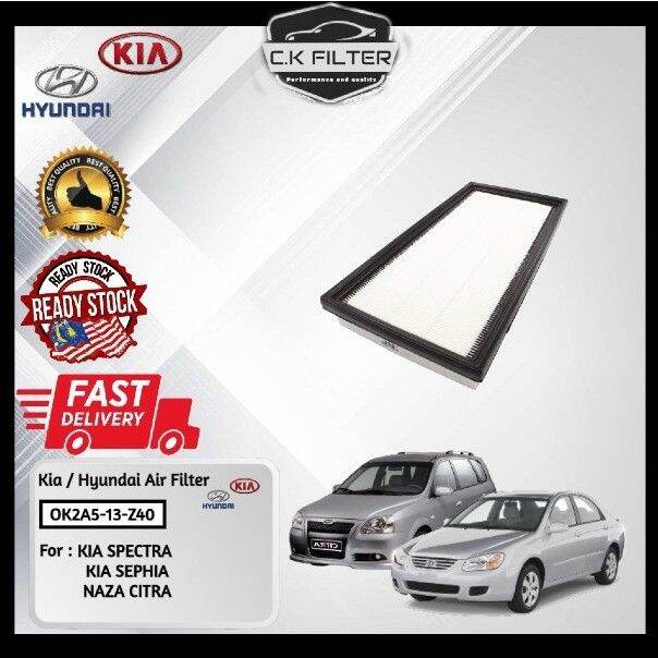 KIA SPECTRA,SEPHIA NAZA CITRA AIR FILTER(OK2A5-13-Z40) | Lazada