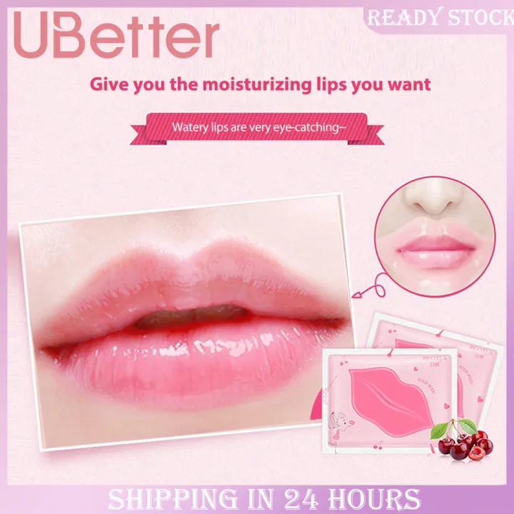 UBetter 5/10PCS Lip Cover collagen crystal lip patch female hydrating ...
