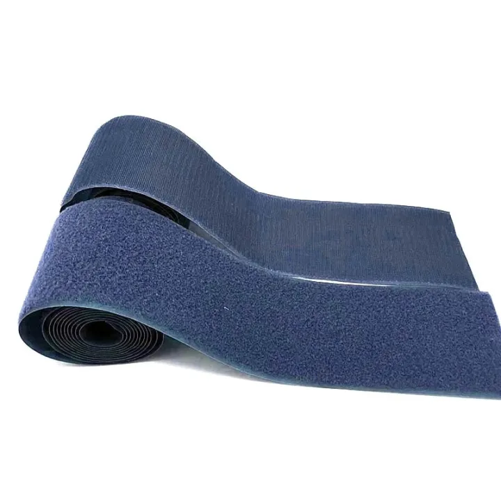 10cm Width blue velcros no adhesive hook loop fastener tape for sewing ...