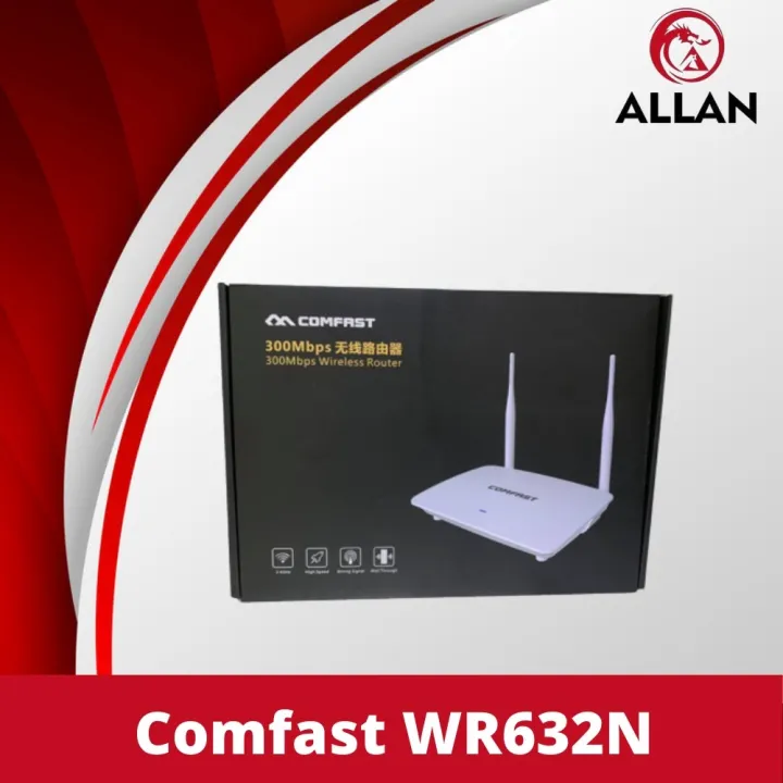 ALLAN COMFAST CF-WR623N 300Mbps Wireless Router pisonet/piso net ...