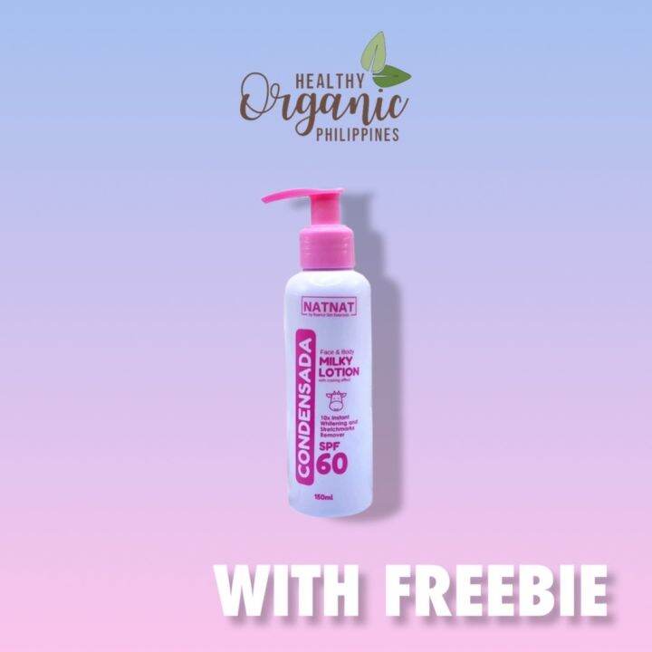 Natnat By Rosmar Milky Condensada Face and Body Lotion SPF 60 Whitening ...