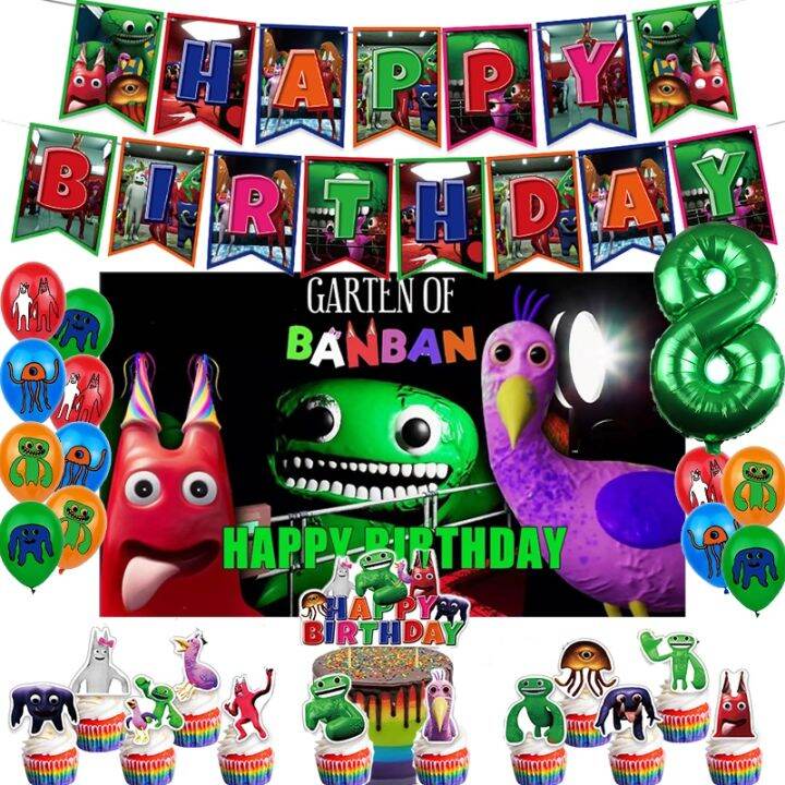 【koko party supplies】 Garten Of Banban Birthday Party Decoration Banban ...