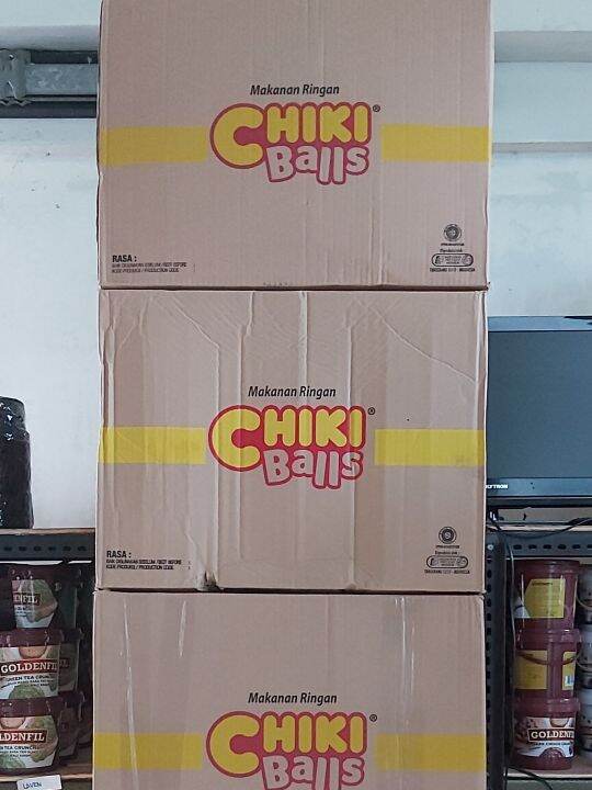 CHIKI BALLS KEJU JUMBO INDOFOOD 200gr chiki balls kemasan jumbo 200gr ...