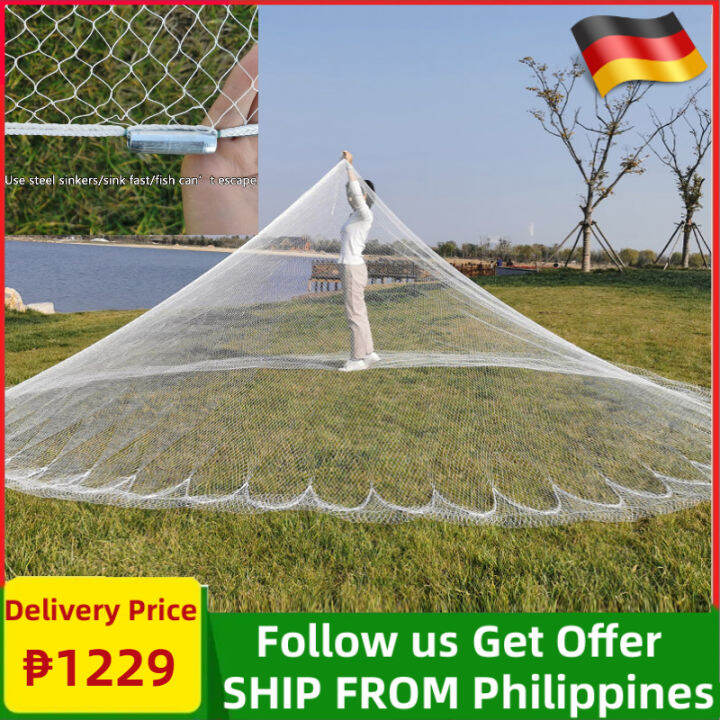 Yoqu Fishing Net 8M Super Fishing Net Imported High-strength Nylon Line ...