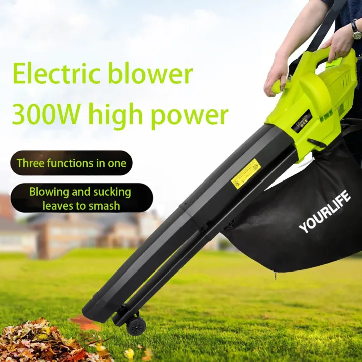 3000W Leaf Snow Mulcher Electric Air Blower Leaf Blowing Suction ...