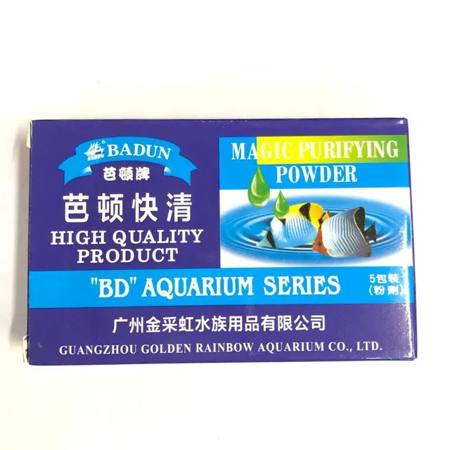 Badun Aquarium Magic Purifying Powder Clear Water Penjernih Air (5 ...