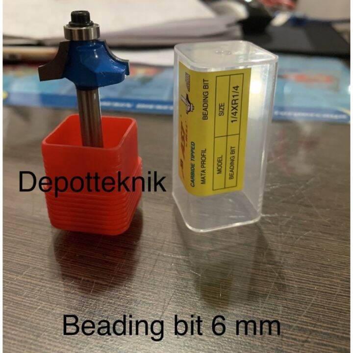 Mata profil beading bit Ast 6 mm as seperempat inch router | Lazada Indonesia