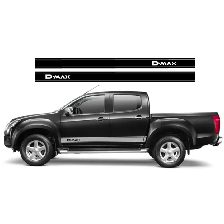Car Decals 2 Pieces Gradient Side Door Stripe Graphic Vinyl Car Sticker ...