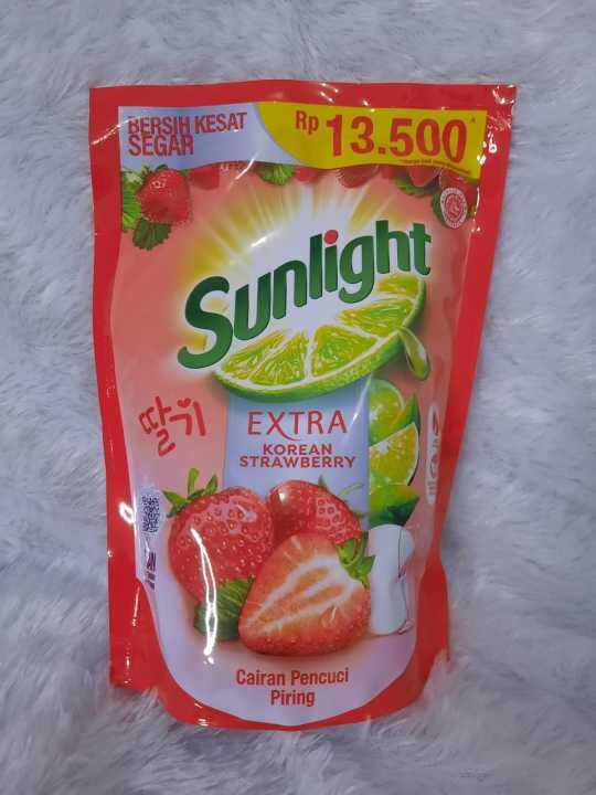 SUNLIGHT KOREAN STRAWBERRY / Sabun Cuci Piring SUNLIGHT - 560 | Lazada ...