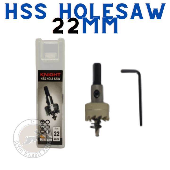 Penebuk Lubang Tank connector 22mm HSS holesaw sesuai untuk tank ...