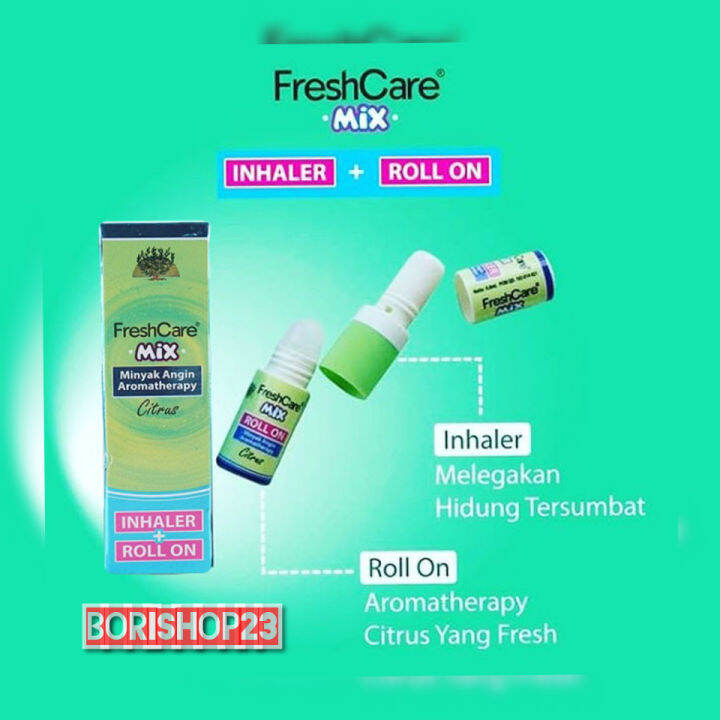 FRESHCARE MIX CITRUS INHALER PLUS ROLL ON | Lazada Indonesia