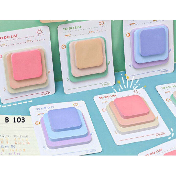 B103 | STICKY NOTE 3 UKURAN | ISI 90 LEMBAR | KERTAS MEMO DIY SCRAPBOOK ...