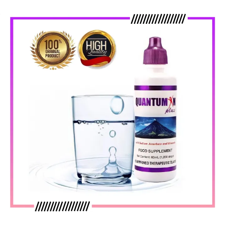 🔥Quantumin Plus Mineral Drops 60ml x 12000 drops Sodium Ascorbate and ...