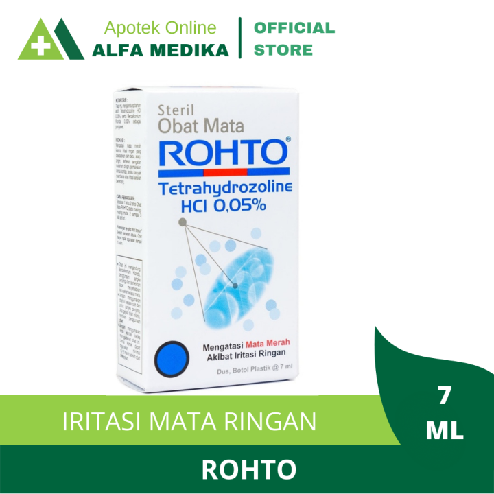 Rohto - Obat Tetes Mata Merah, Iritasi Ringan, Perih, dan Berair ...