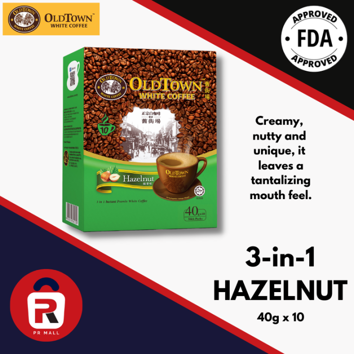 OLD TOWN White Coffee 3-in-1 Hazelnut 10 x 40G | Lazada PH