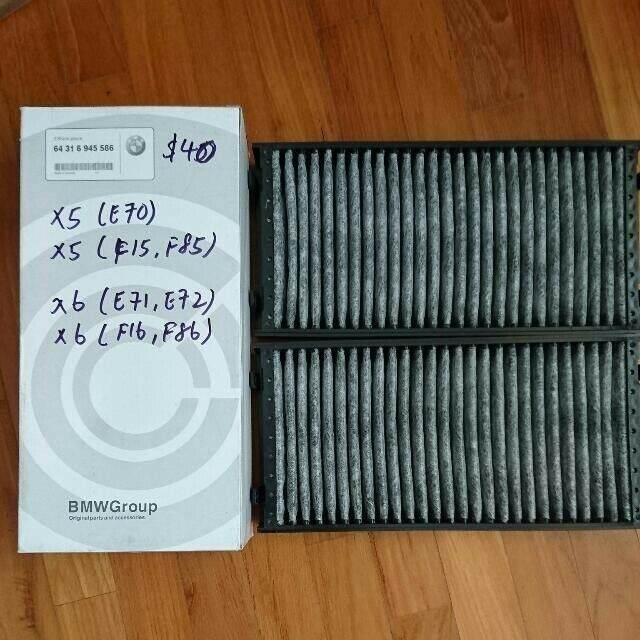 Carbon Cabin Aircon Filter for BMW X5 (E70 F15 F85) X6 (E71 E72 F16 F86 ...