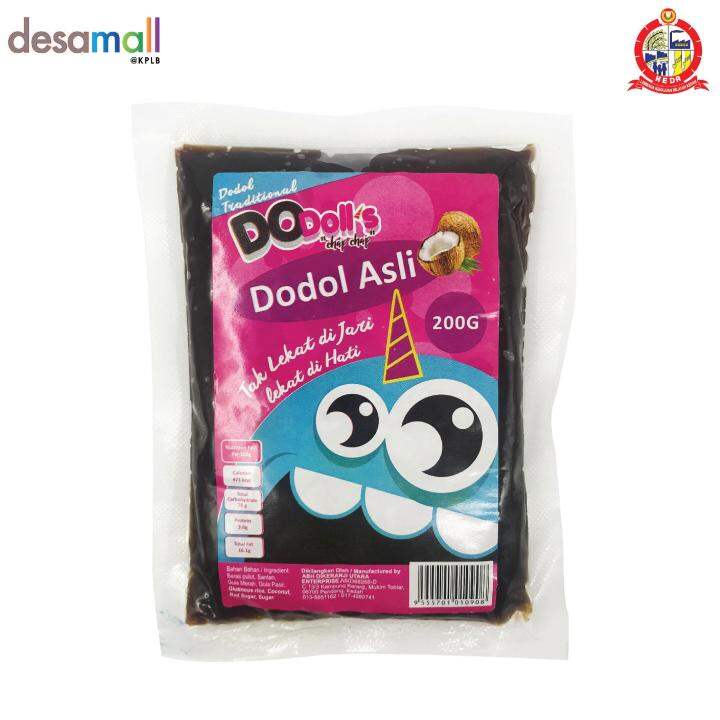 Dodoll's Dodol Asli, Dodol Enzim (200g) | Lazada