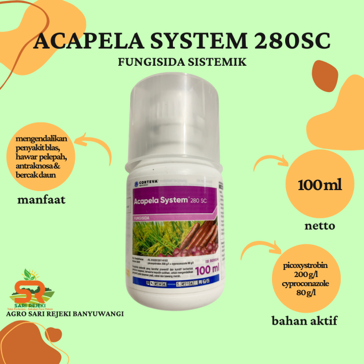 ACAPELA SYSTEM 280SC 100ML FUNGISIDA SISTEMIK | Lazada Indonesia