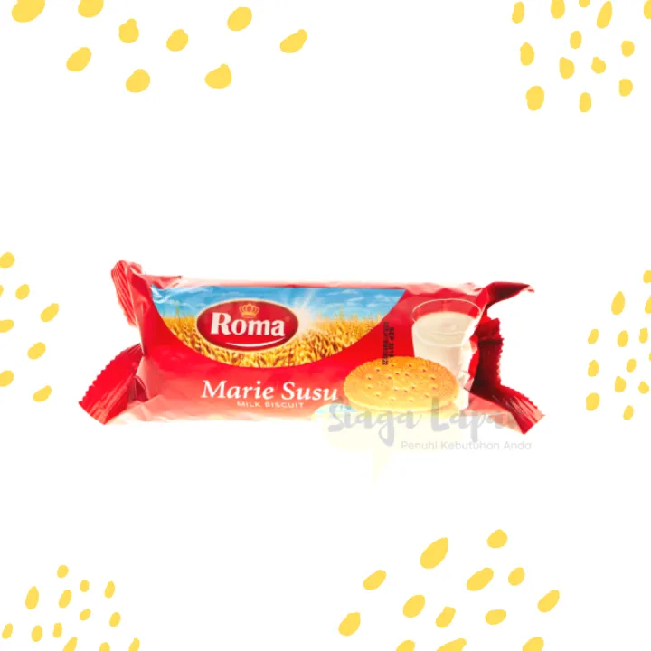 Roma Biskuit Marie Susu 115 gram | Lazada Indonesia