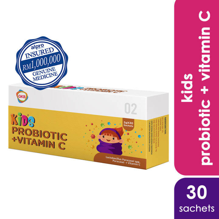 GKB Kids Probiotic + Vitamin C 30s | Digestion Care/Weak Immunity/益生菌 ...