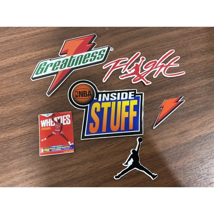 NlTBrand New Custom NBA Michael Jordan 90s inspired Waterproof sticker ...