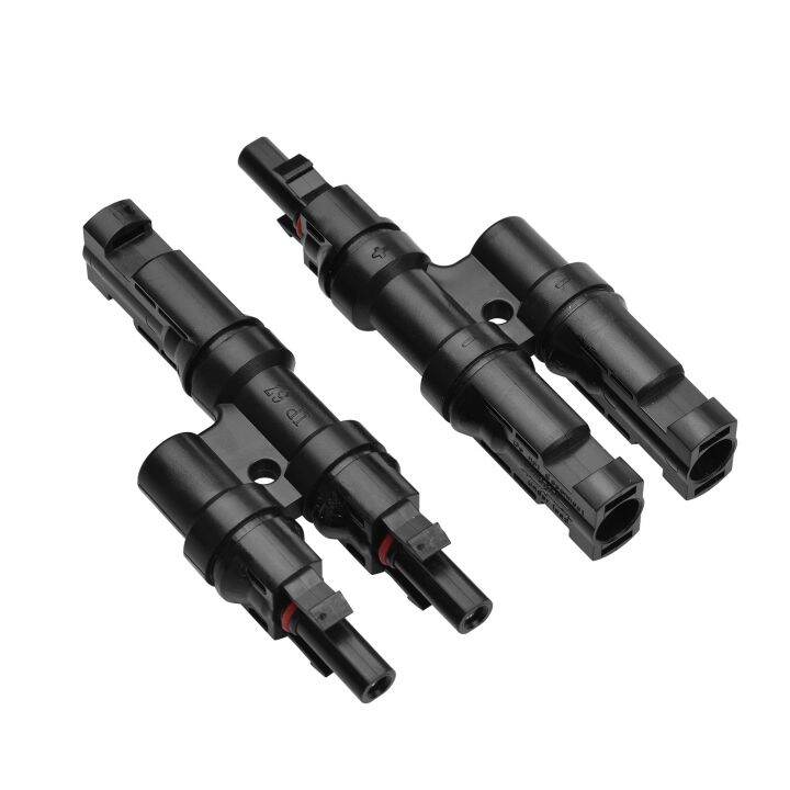 ☎﹍ Branch Solar Connector T Connectors for Parallel Connection between ...