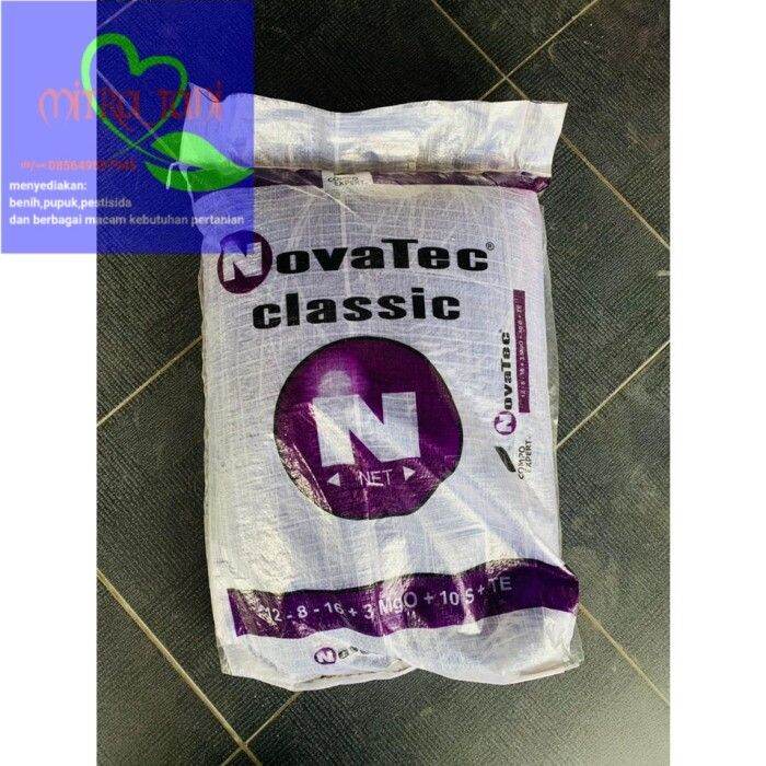 Pupuk NOVATEC CLASSIC 12-8-16+3mgo+10s+TE isi 1kg dari BEHN MEYER ...