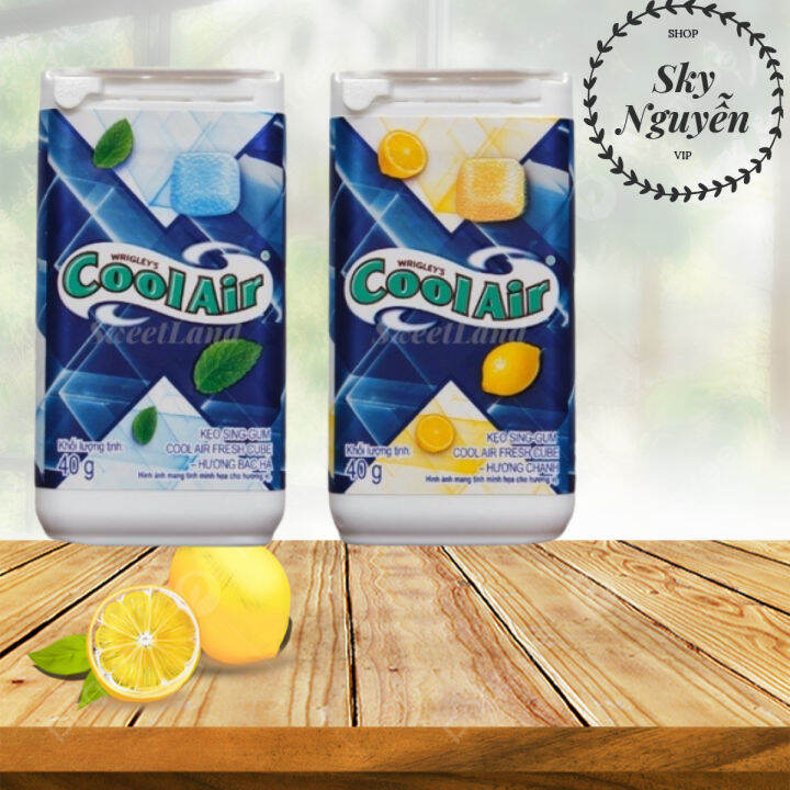 KẸO CAO SU SINGUM COOLAIR FRESH CUBE HỘP 40G/ KẸO GUM COOL AIR | Lazada.vn