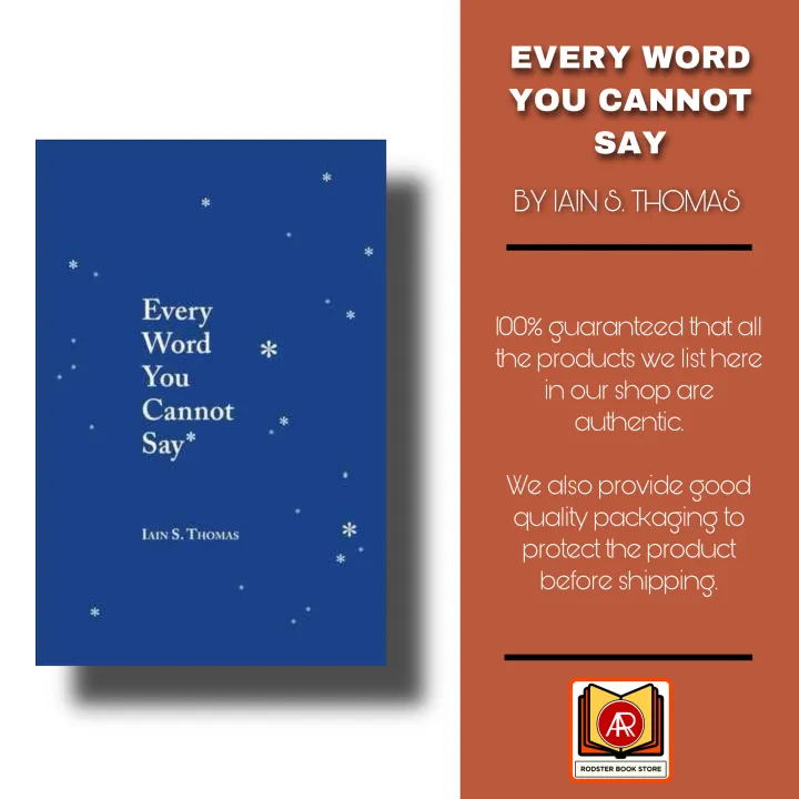 Every Word You Cannot Say – Iain S. Thomas | Lazada PH
