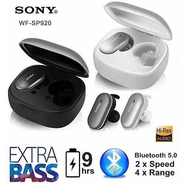 DZ Sony หูฟังบลูทูธ WF-SP920 หูฟังไร้สาย ตัดเสียงรบกวน หูฟังบลูทูธ ...