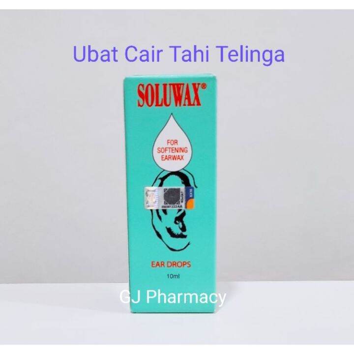 SOLUWAX Ear Drops / UBAT CAIR TAHI TELINGA Ear Hygiene SOFTEN THE ...