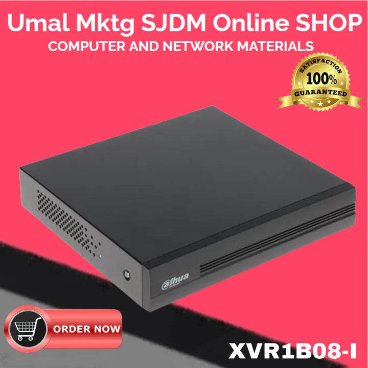 DAHUA XVR1B08-I 8 Channel Penta-brid 1080N/720p Cooper 1U 1HDD WizSense Digital Video Recorder ...