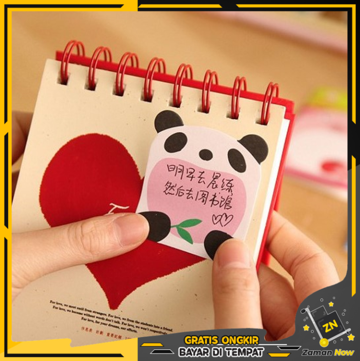 Zaman Now - Tempelan Kertas Catatan Memo Note Karakter Animal Lucu Unik ...
