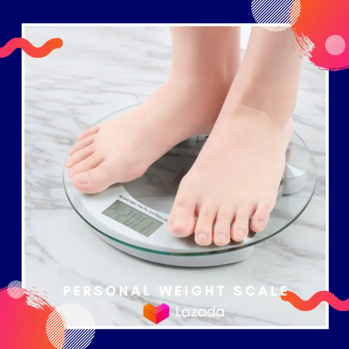 LCD Display Night Vision Toughened Glass Electronic Digital Body Scales ...