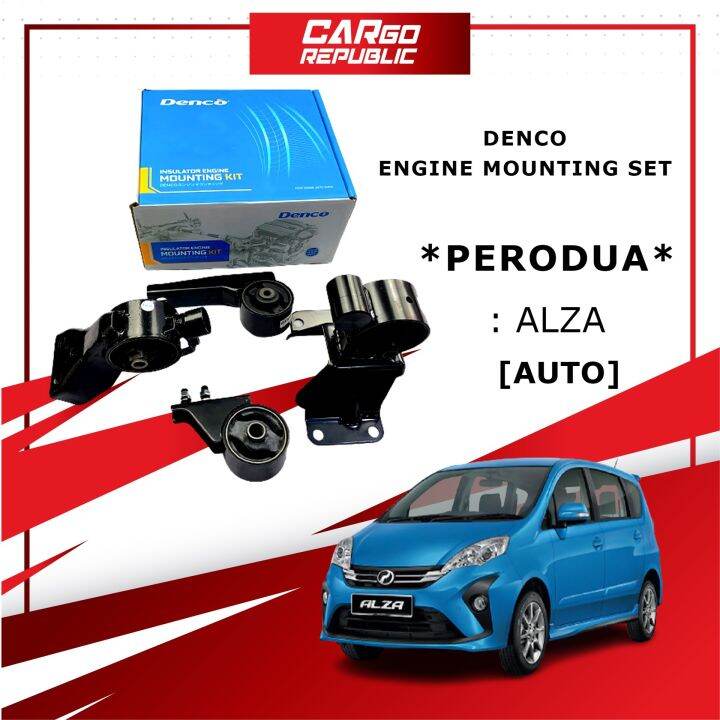 Denco Perodua Alza Engine Mounting Kit Set [Auto] Original Made In ...